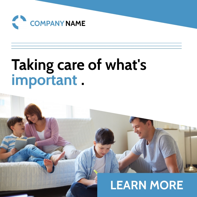 insurance generic advertisement promo banner Template | PosterMyWall