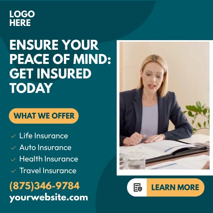 Insurance Life Template | PosterMyWall