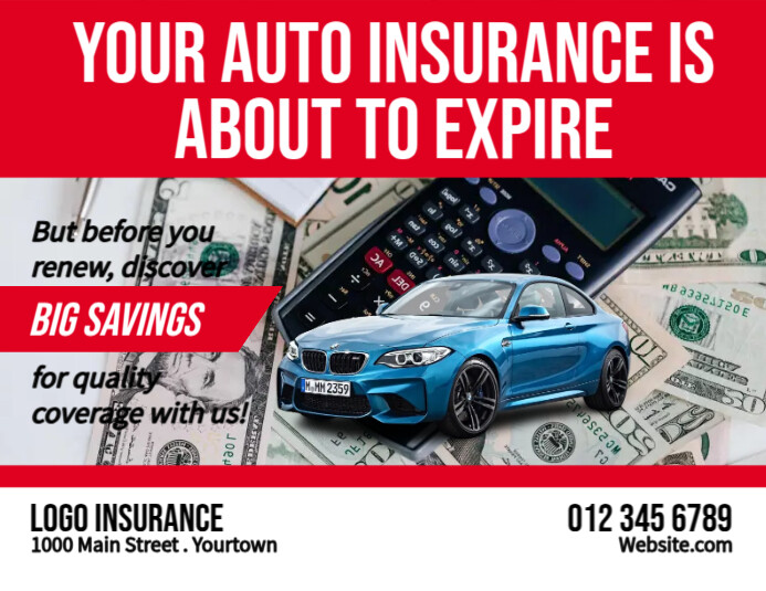 Insurance Renewal Ads Template | PosterMyWall