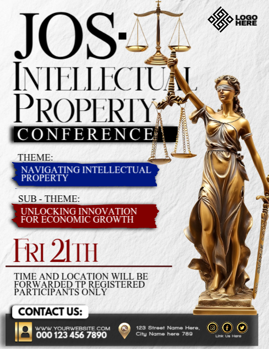 Intellectual Property Conference 2025 Template | PosterMyWall