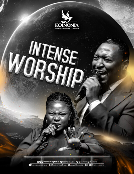 Copy of Intense Worship | PosterMyWall