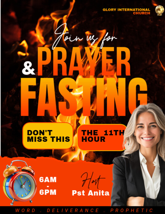 Copy of Intercessory Prayers Flyer (us Letter) | PosterMyWall