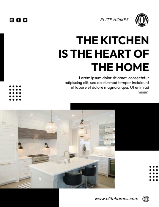 Interior design flyer Template | PosterMyWall