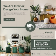 Interior Design Home Ads Template | PosterMyWall