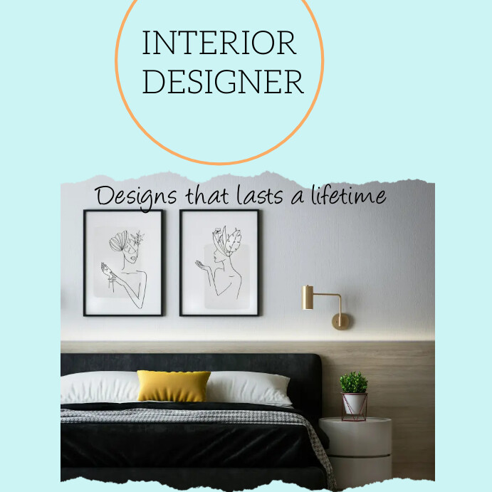 Plantilla de interior design poster | PosterMyWall