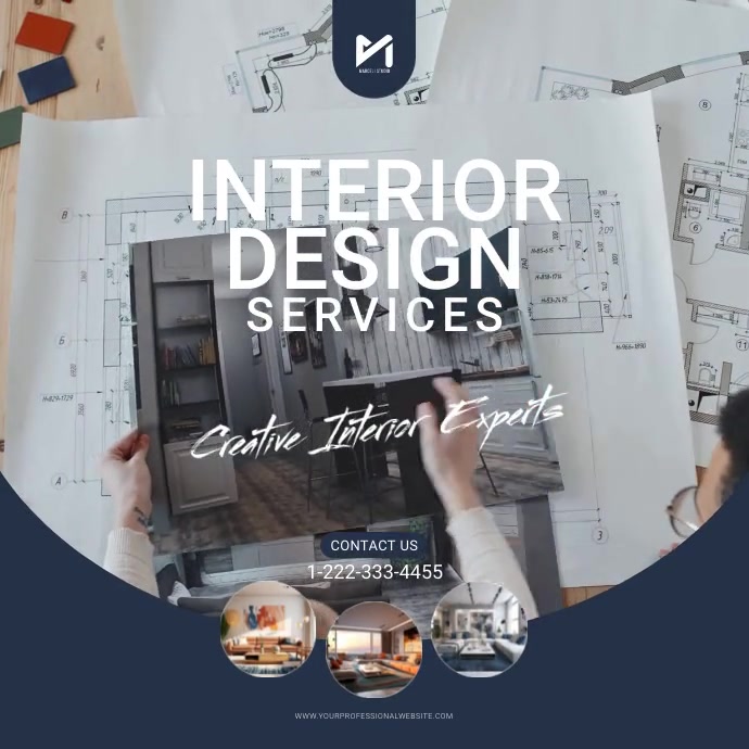 Interior Design Services Video Ad Template | PosterMyWall