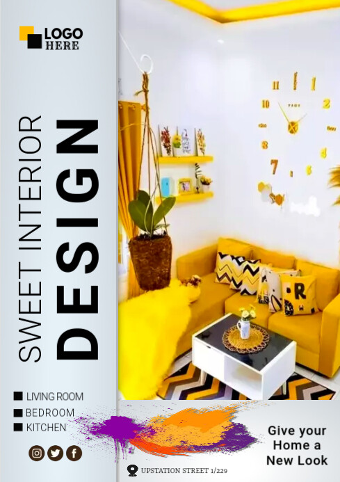 interior design Template | PosterMyWall