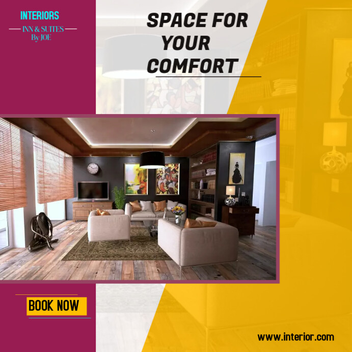 INTERIOR DESIGN Template | PosterMyWall
