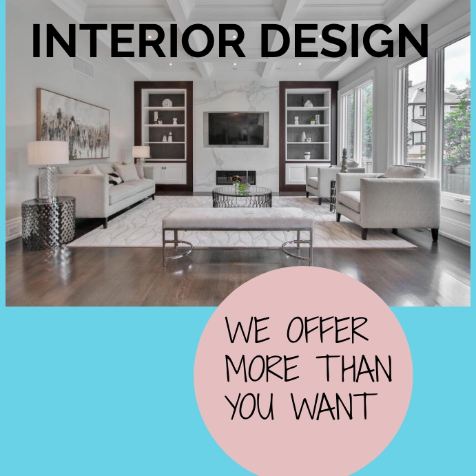 INTERIOR DESIGN Template | PosterMyWall