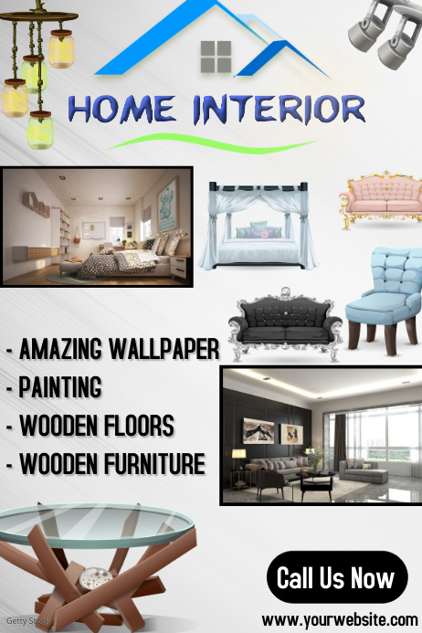 Interior design Template | PosterMyWall