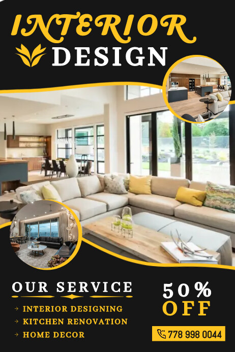 interior poster design Template | PosterMyWall