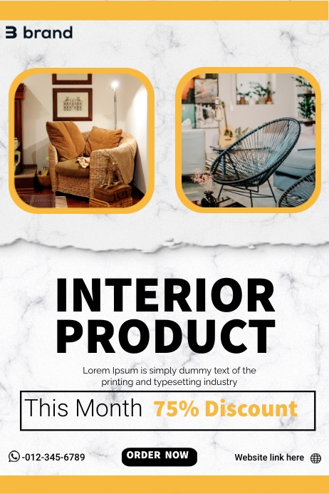 Copy of Interior Product Ads | PosterMyWall