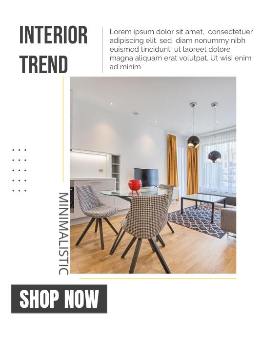 Plantilla de Interior Trend | PosterMyWall