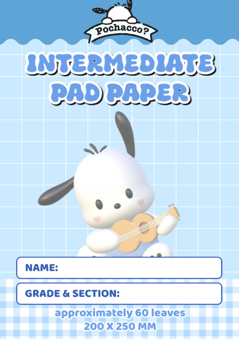 Copy of intermediate pad paper cover | PosterMyWall