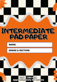 Intermediate Pad Paper Cover Template | PosterMyWall