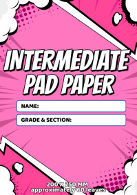 Intermediate Pad Paper Cover Template | PosterMyWall