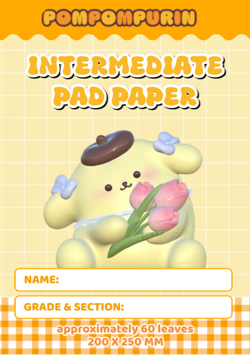 Intermediate Pad paper Cover Template | PosterMyWall