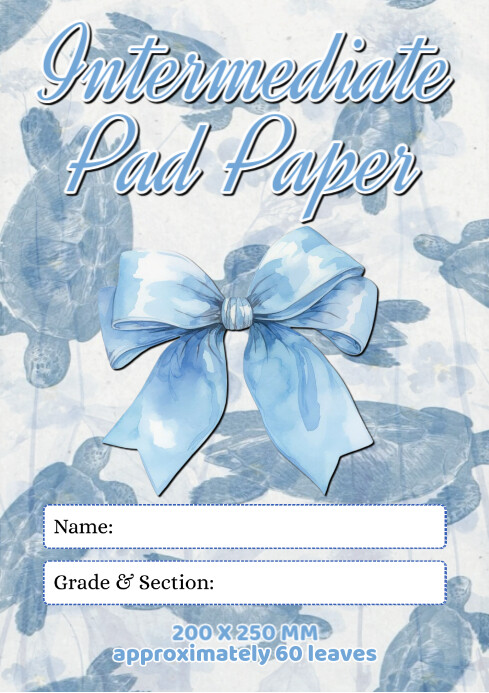 Plantilla de intermediate paper cover | PosterMyWall