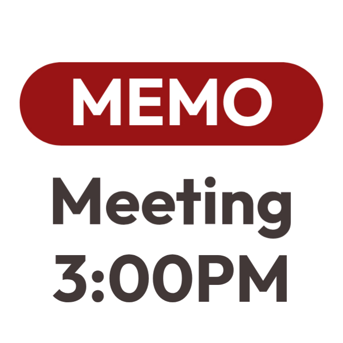 Internal memo flyer Template | PosterMyWall