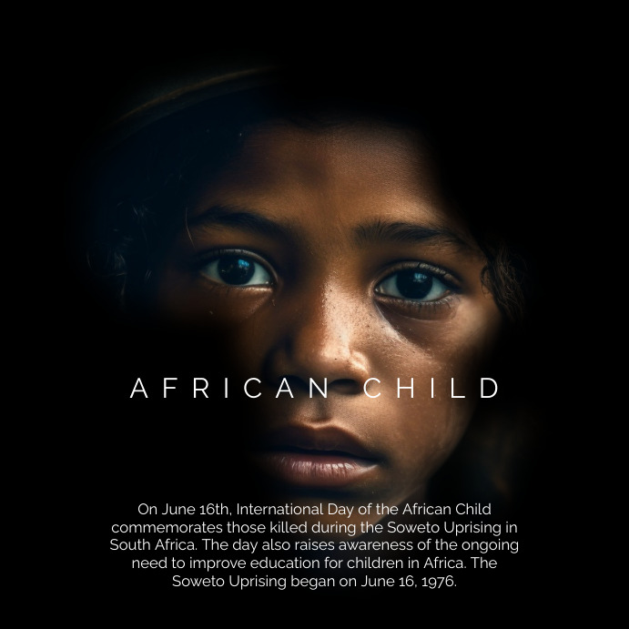 International African Child Day Template | PosterMyWall