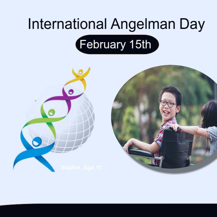 Copy of international angelman day | PosterMyWall