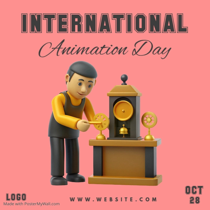 International Animation Day Template | PosterMyWall