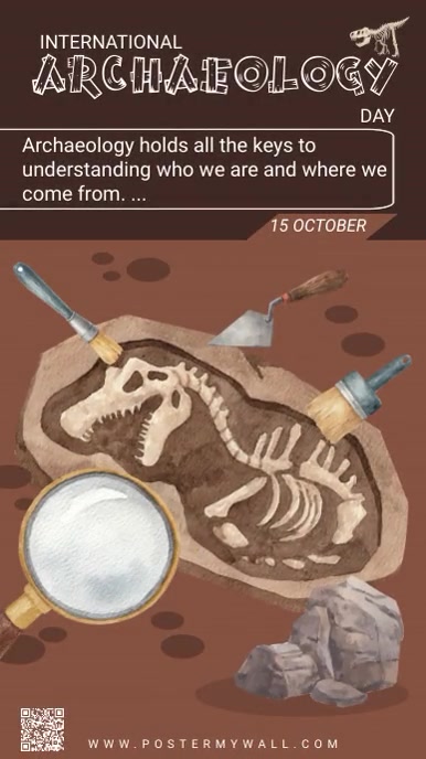 International Archaeology day Template | PosterMyWall