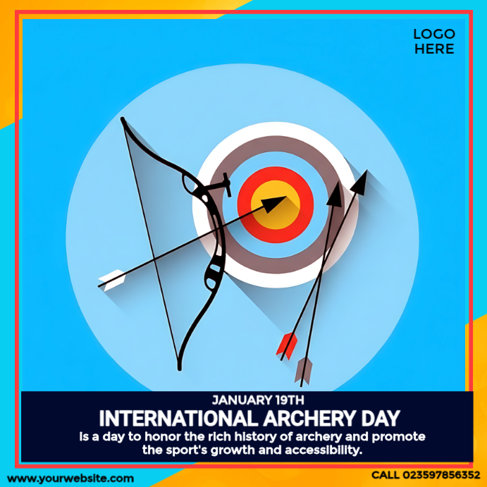 International Archery Day Template | PosterMyWall