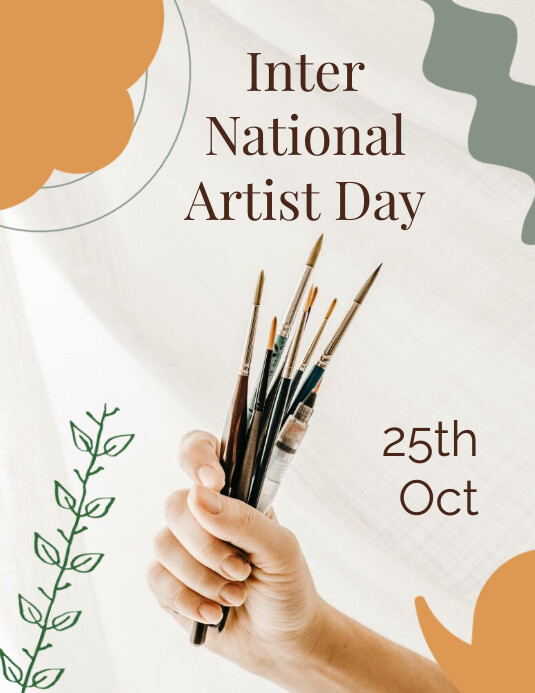 International Artist Day Template | PosterMyWall