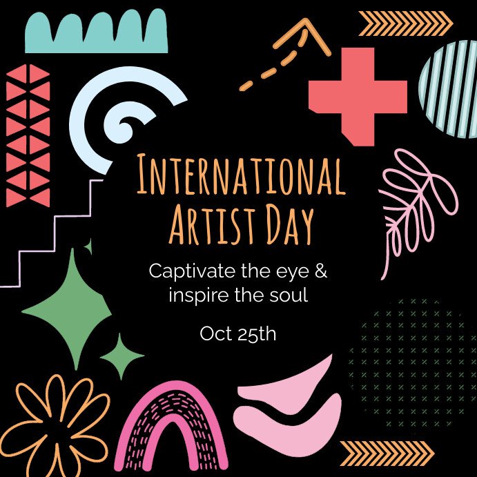 International Artist Day Template | PosterMyWall