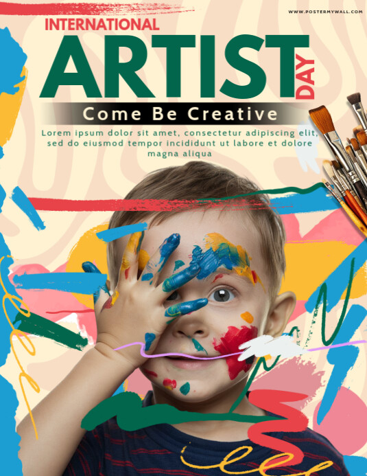 Copy of International Artist Day | PosterMyWall