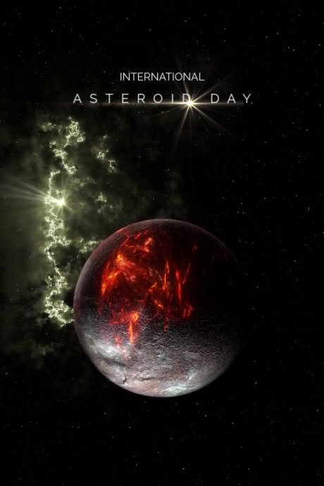 International Asteroid Day Video Poster Template | PosterMyWall