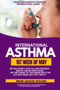 120+ asthma day templates Customizable Design Templates | PosterMyWall