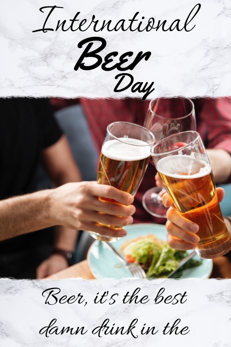 Copy of International beer day | PosterMyWall