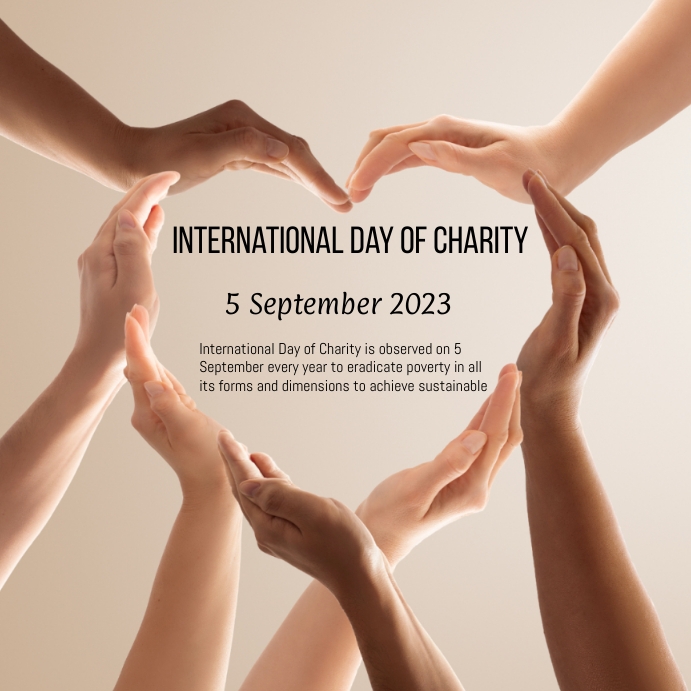 Plantilla de International Charity Day Instagram Post | PosterMyWall