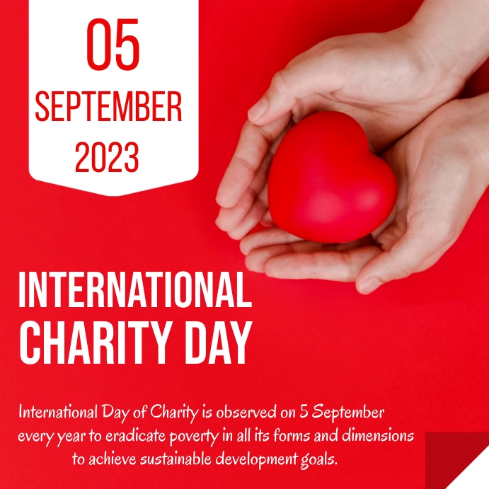 Plantilla de International Charity Day Instagram Post | PosterMyWall