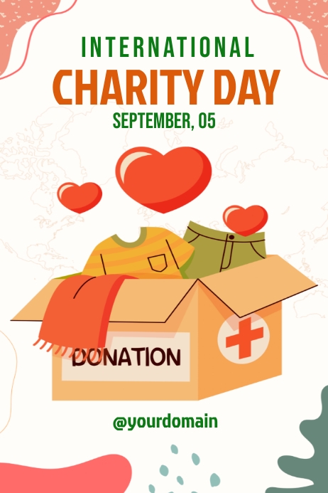 International charity day poster Template | PosterMyWall