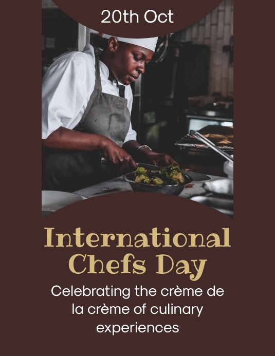 International Chefs Day Template | PosterMyWall