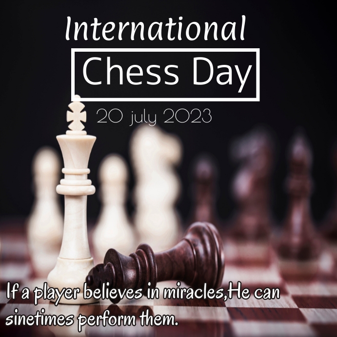 Plantilla de International chess day instagram post | PosterMyWall