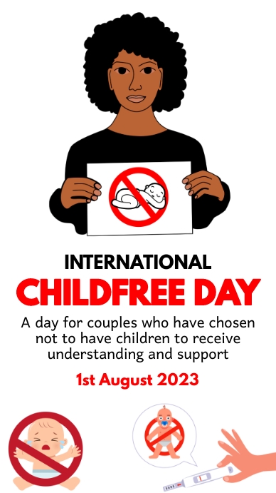 International childfree day. Template | PosterMyWall