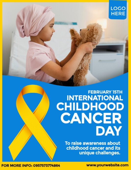 International Childhood Cancer Day Flyer Ad Template | PosterMyWall