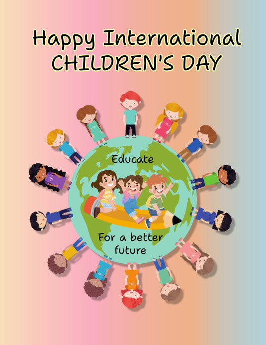 Copy of International children's day | PosterMyWall