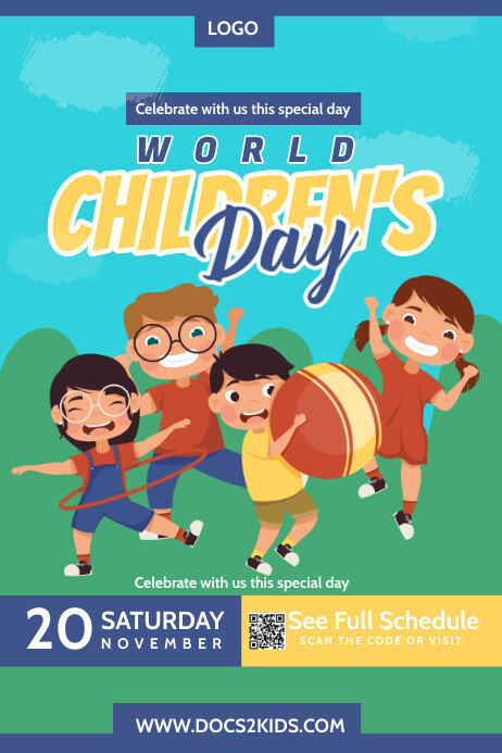 Plantilla de International Children's Day POSTER | PosterMyWall