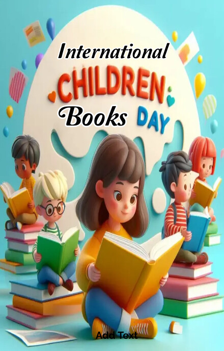 International Children Book's Day Template | PosterMyWall