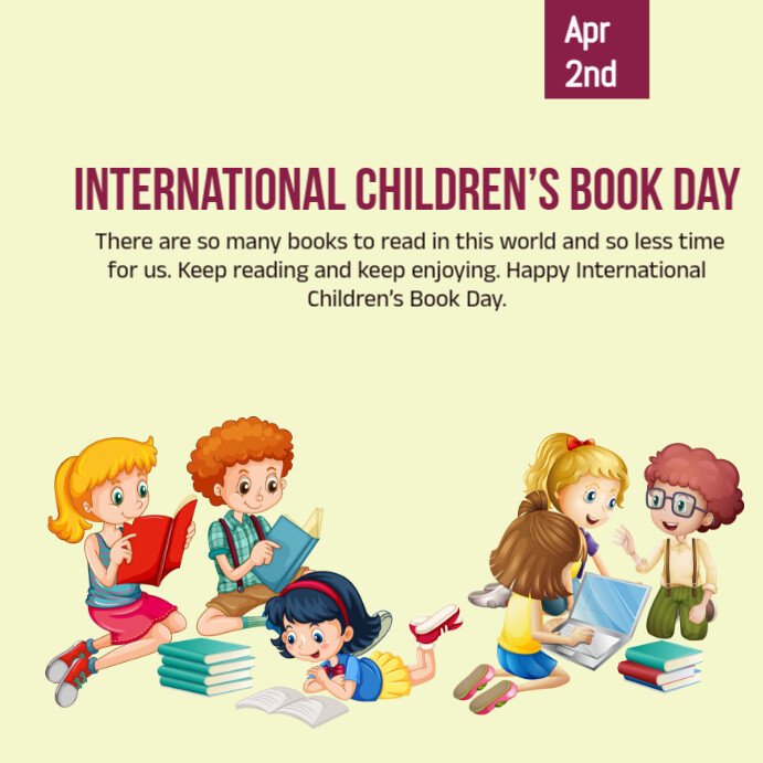 international childrens book day Template | PosterMyWall