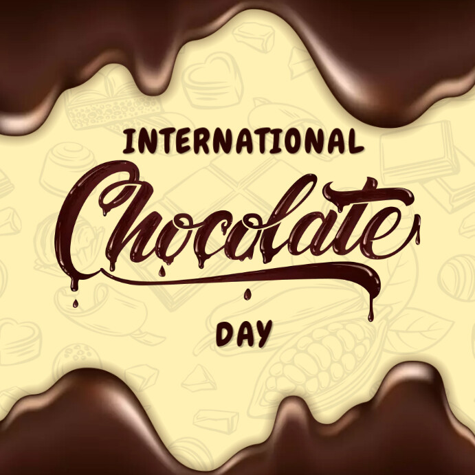 Plantilla de International Chocolate Day Instagram Post | PosterMyWall