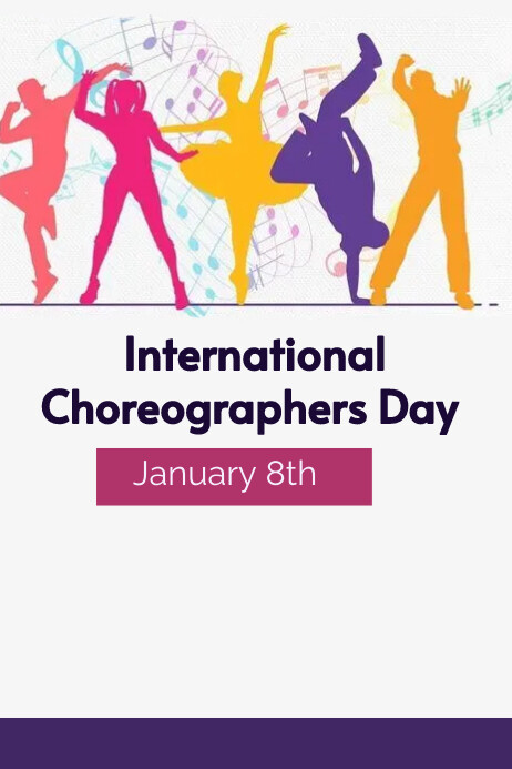 Plantilla de international choreographers day | PosterMyWall