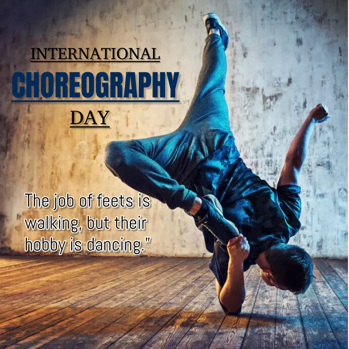 International Choreography Day Template | PosterMyWall
