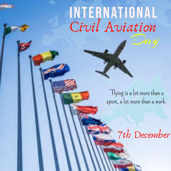 international civil aviation day post Template | PosterMyWall