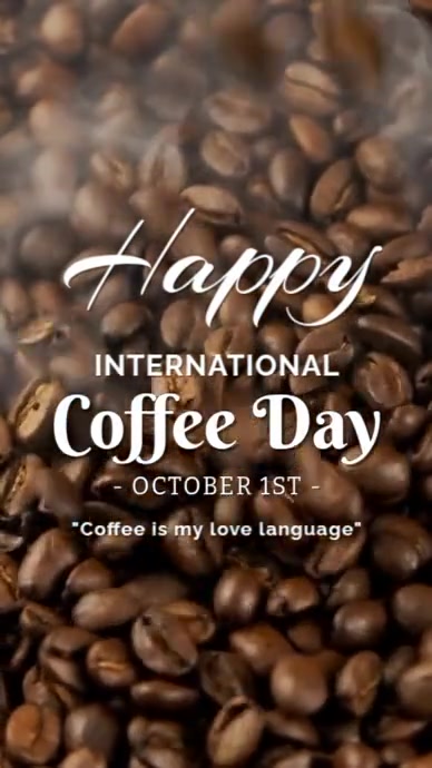 international coffee day Template | PosterMyWall